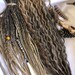 Curly Dreads Ombre Brown to Light Brown Dreads Double Ended or - Etsy