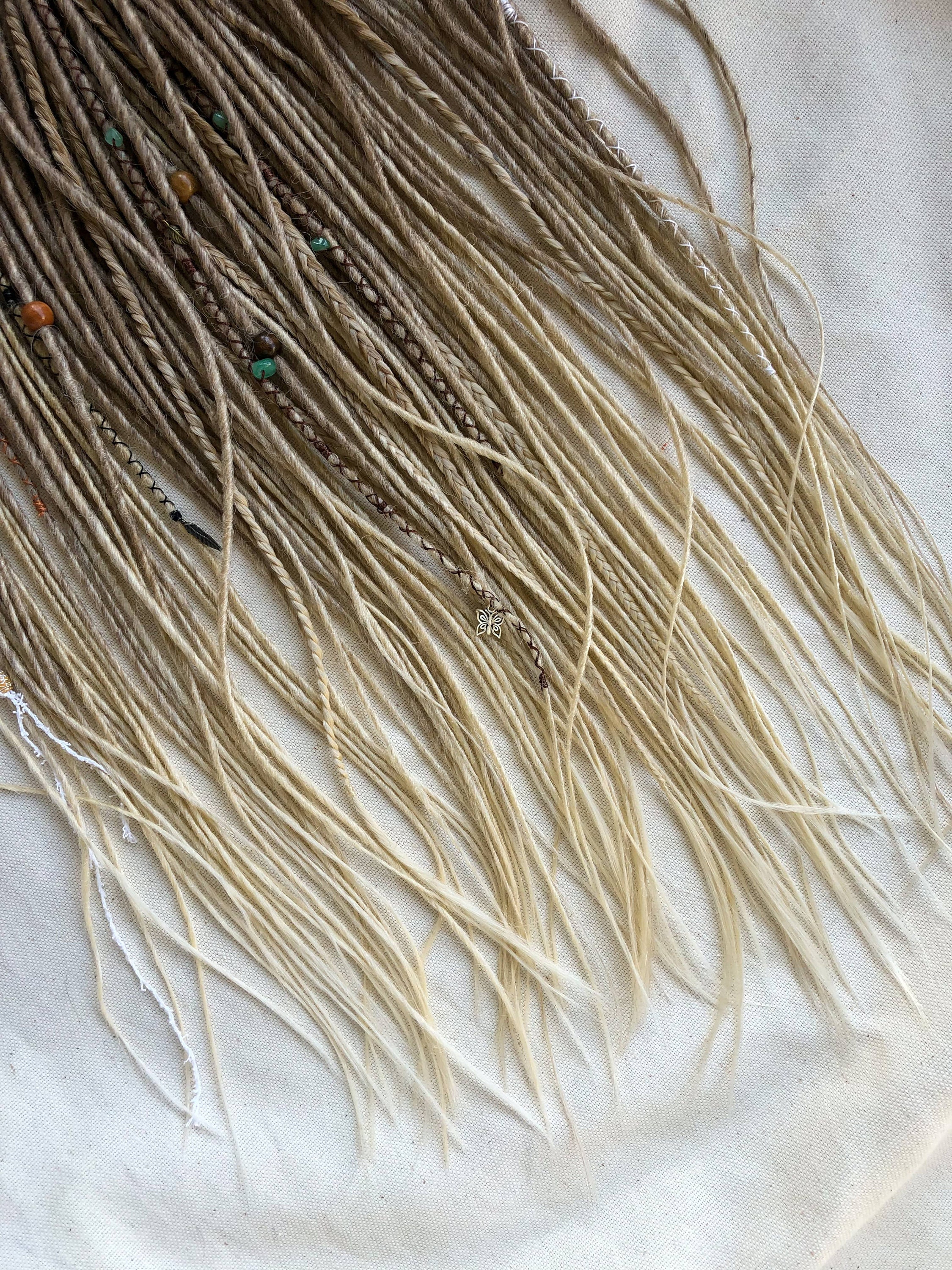Synthetic Dreads Ombre Golden Brown Dreads to Blonde Dreads - Etsy