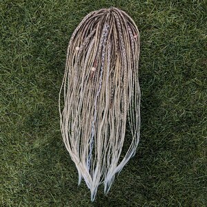 Synthetic Dreads Ombre Golden Brown Dreads to Blonde Dreads Extensions ...