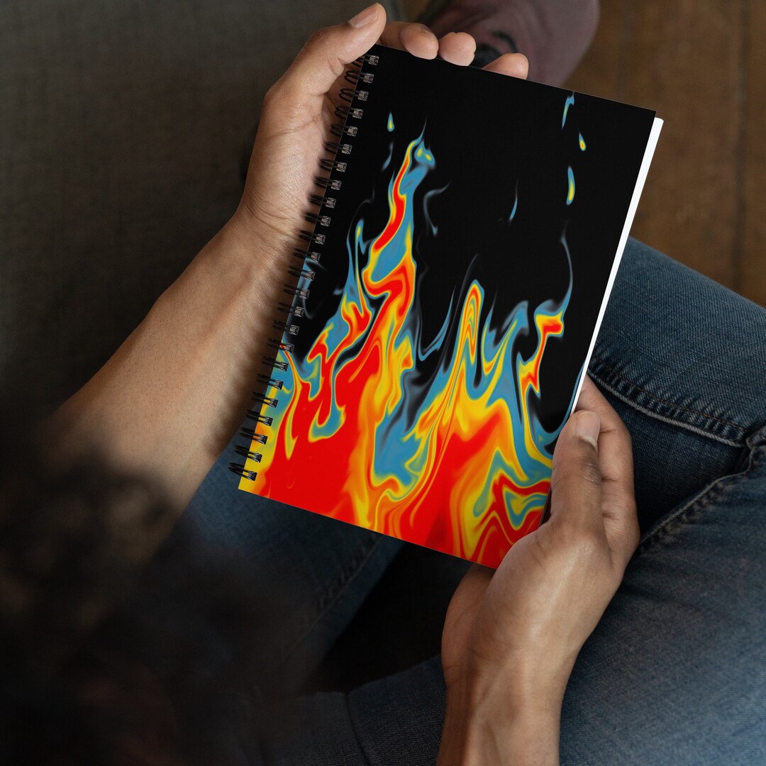 Flame Notebook - Etsy