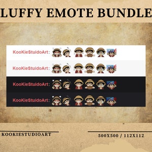 Emote Bundle, Cute/kawaii Chibi Animated/png Emote - Etsy