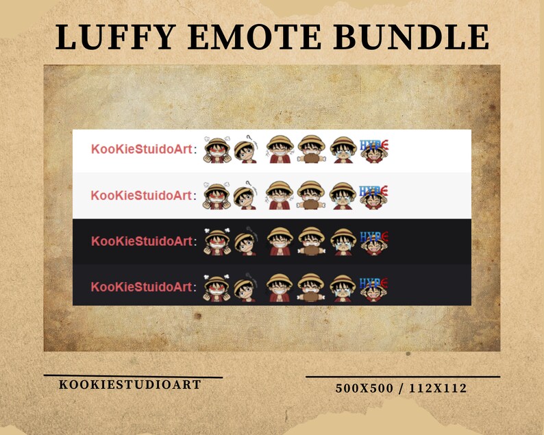 Emote Bundle, Cute/kawaii Chibi Animated/png Emote - Etsy