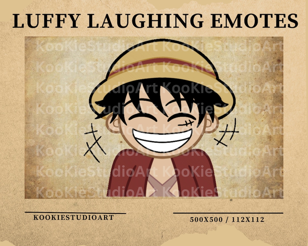 Luffy Laughing Emote, Cute/kawaii Chibi Animated Emote - Etsy Australia