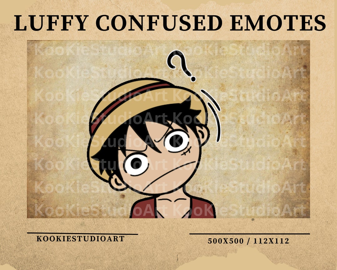 Confused Emote, Cute/kawaii Chibi Animated Emote - Etsy