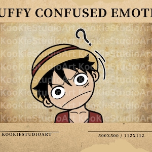 Confused Emote, Cute/kawaii Chibi Animated Emote - Etsy