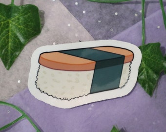 Musubi Sticker Cute Musubi Vinyl Sticker Musubi Vinyl Sticker Foodie ...