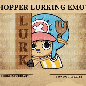 Lurking Emote, Cute/kawaii Chibi PNG Emote - Etsy