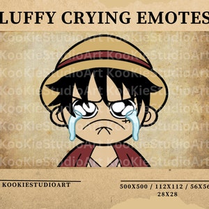 Crying Love Emote Cute/kawaii Chibi Animated Emote - Etsy