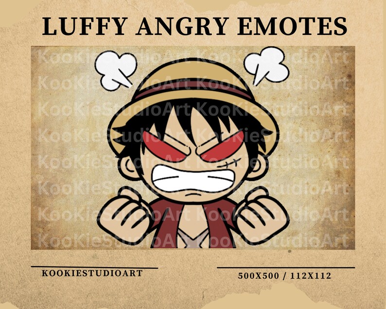 Angry Emote, Cute/kawaii Chibi Animated Emote - Etsy