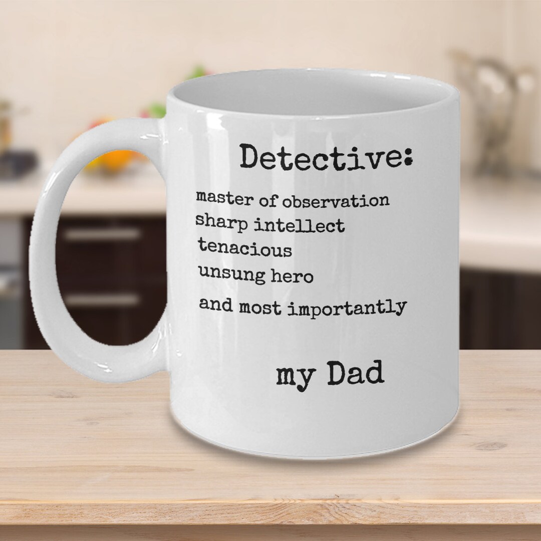Detective Dad, Fathers Day Gift - Etsy