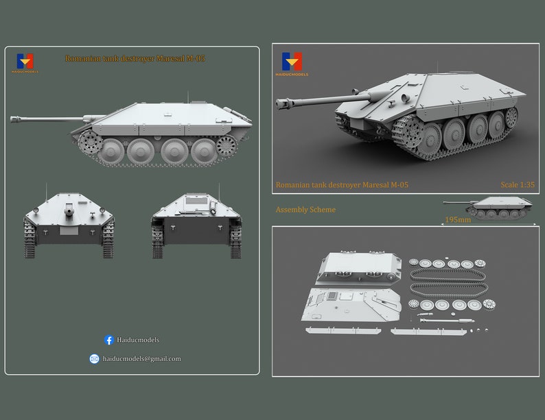 Maresal M05 3D Print Scale Model STL - Etsy