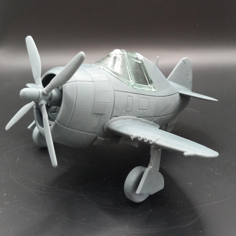 P-47 Thunderbolt Razorback Egg Plane - Etsy