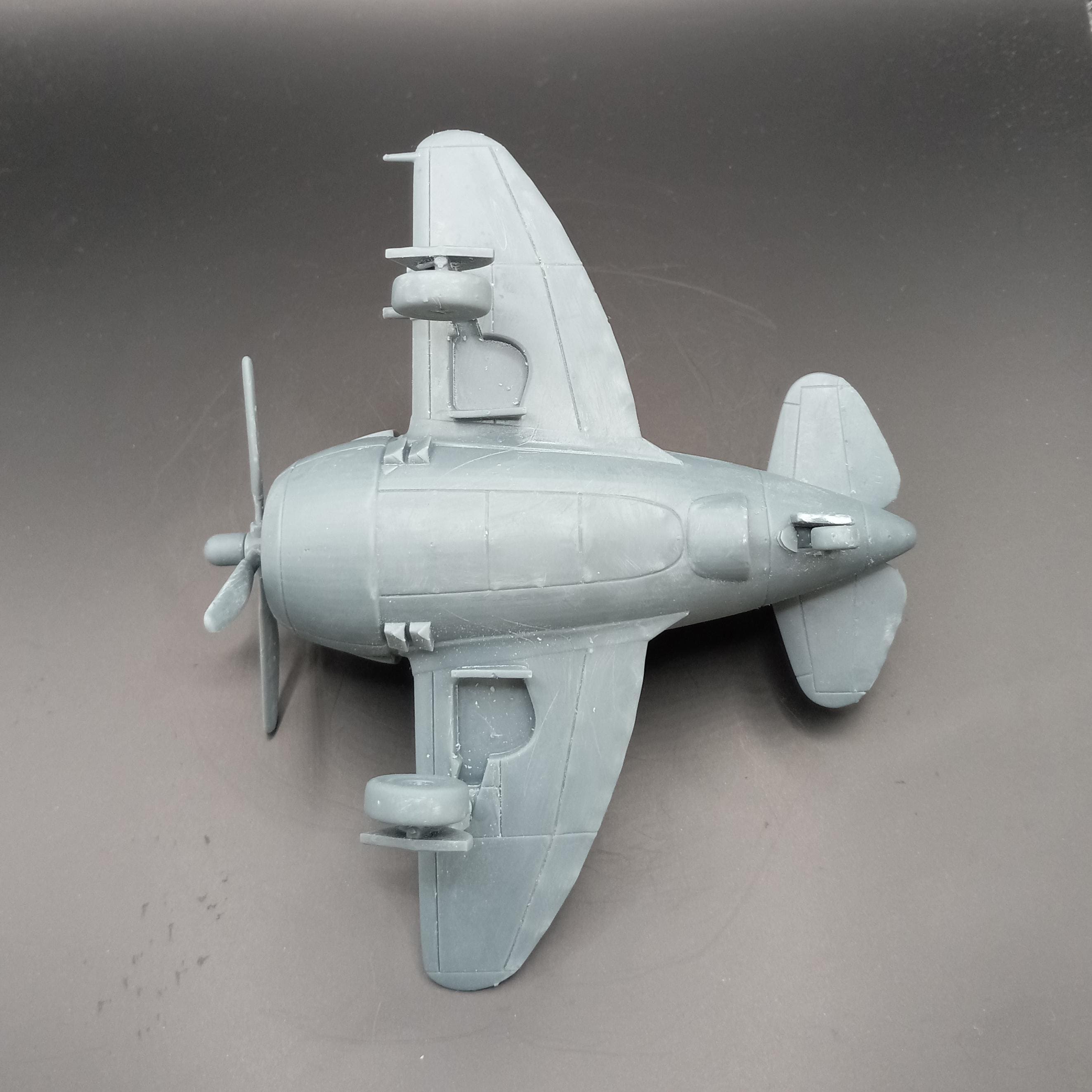 P-47 Thunderbolt Razorback Egg Plane - Etsy