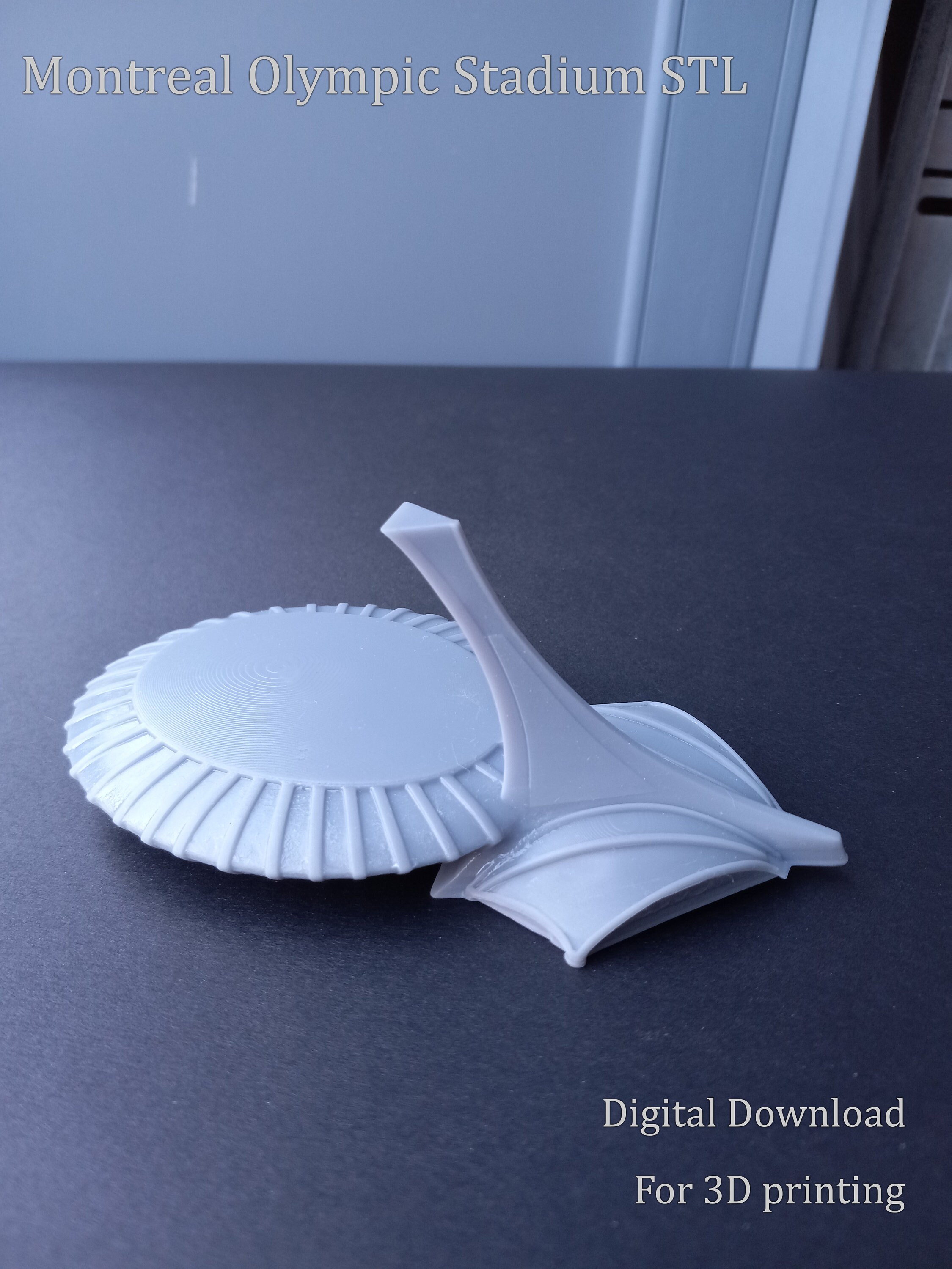 Montreal Olympic Stadium 3D Print STL File - Etsy