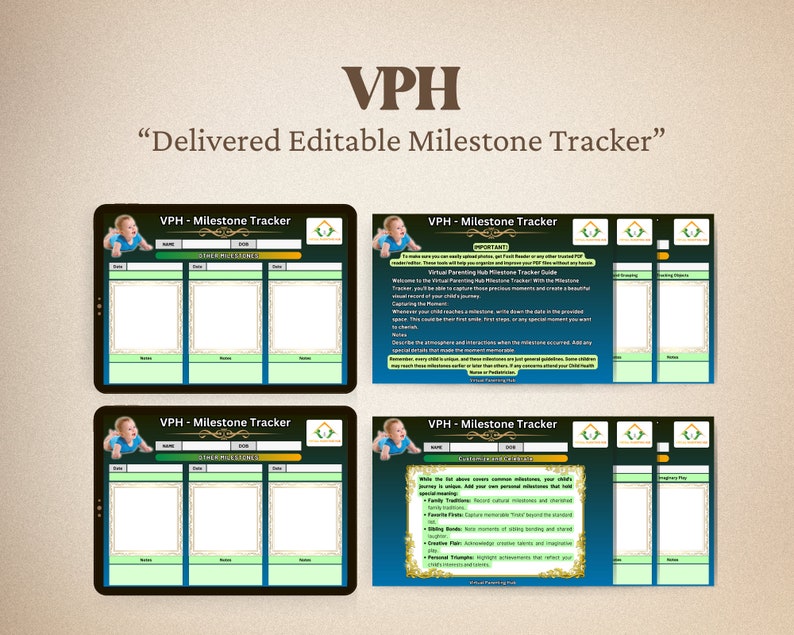 Baby Milestone Tracker, Newborn Baby Name and DOB Milestone, Baby ...