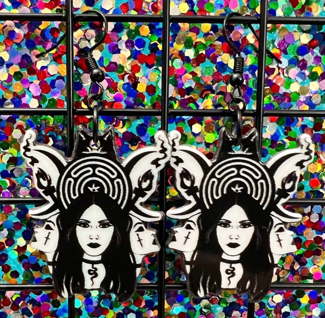 Goth Cult Earrings - Etsy