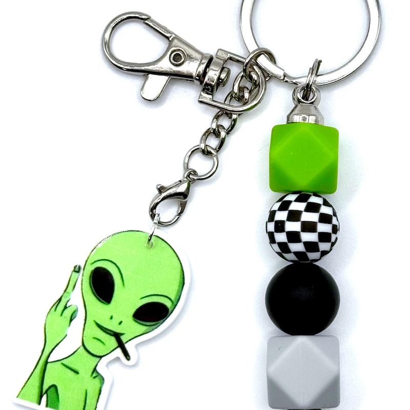 Alien Charm - Etsy