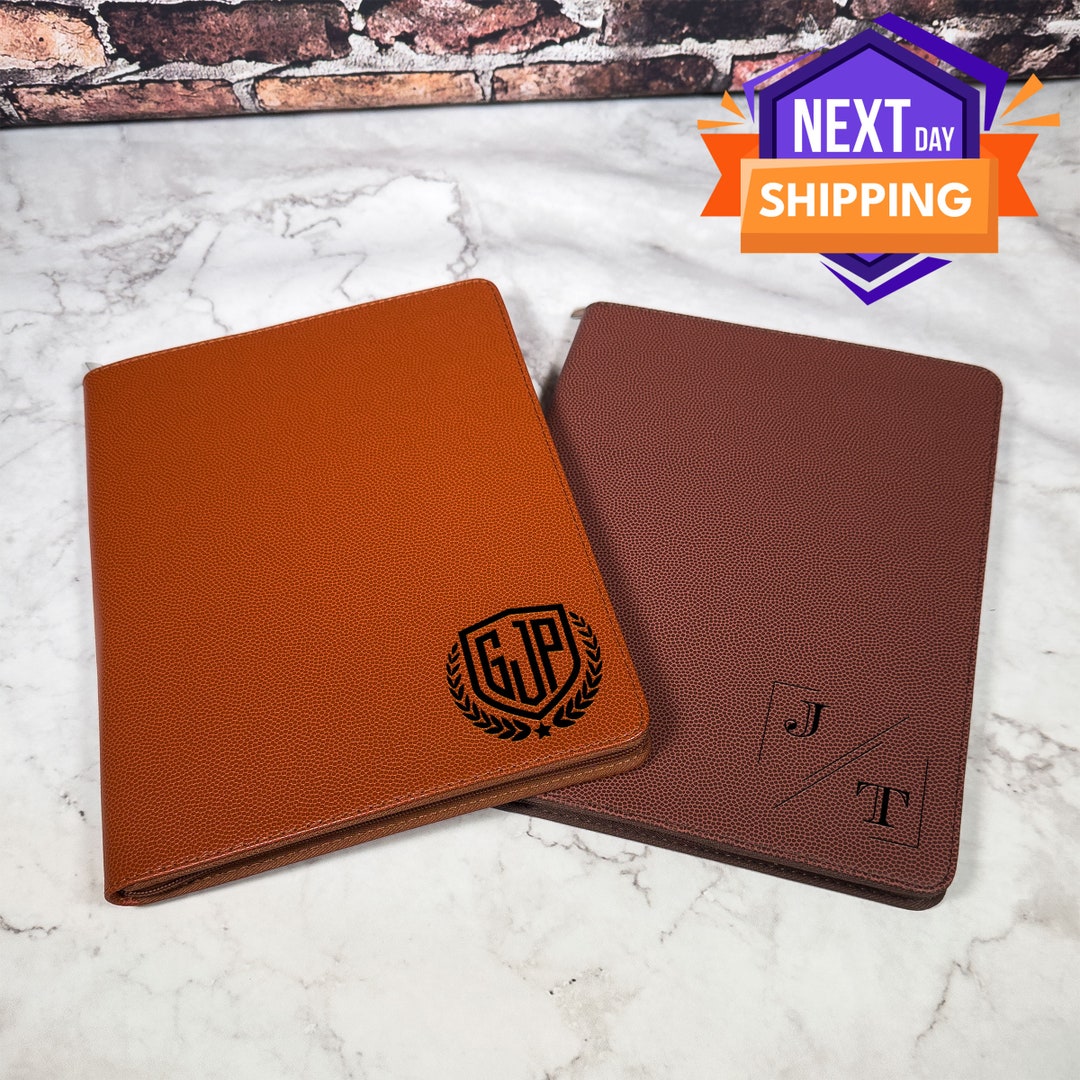 Custom Leather Portfolio, Letter Size Portfolio, Personalized Notepad ...