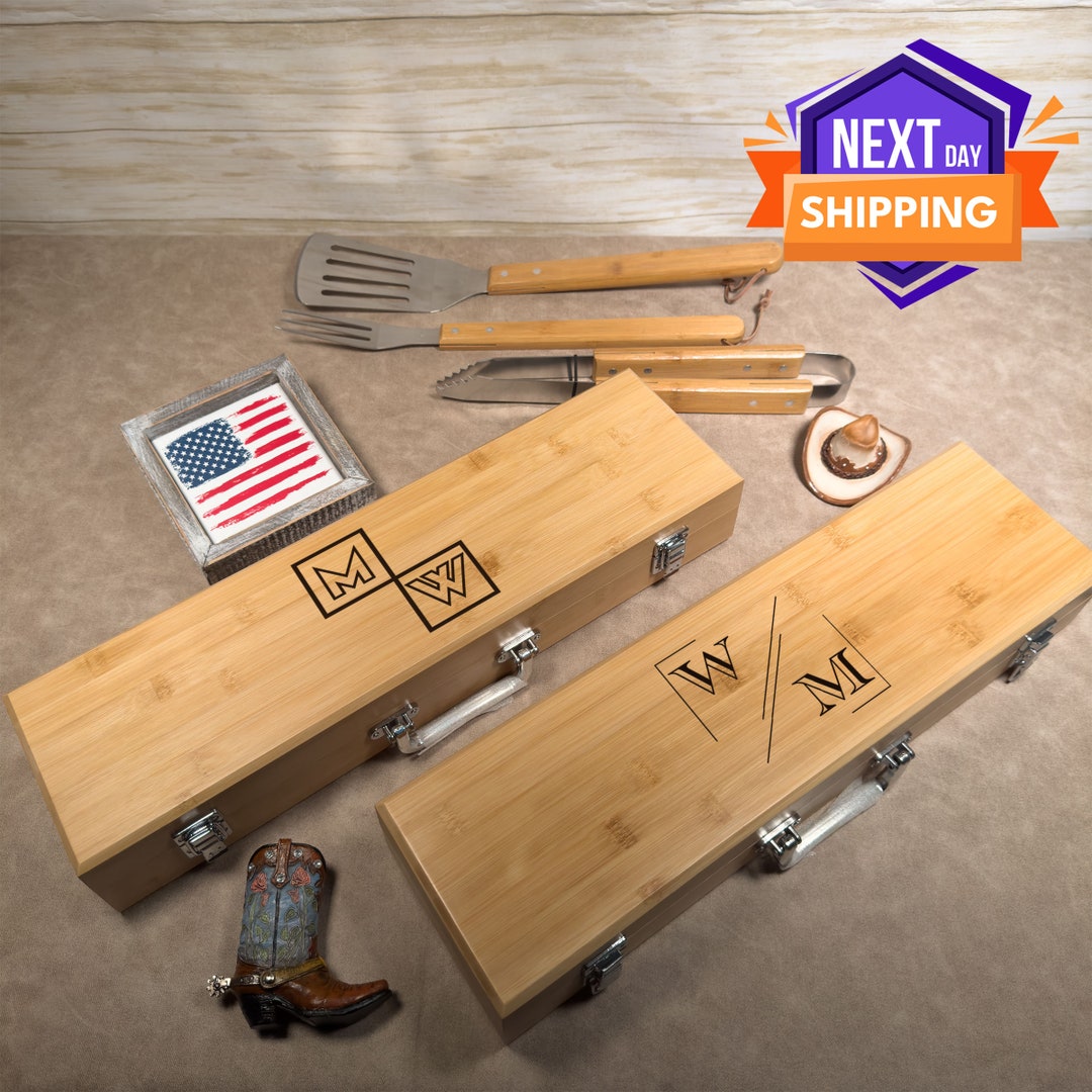 Custom BBQ Set, Personalized BBQ Set, Custom Grilling Set, Personalized ...