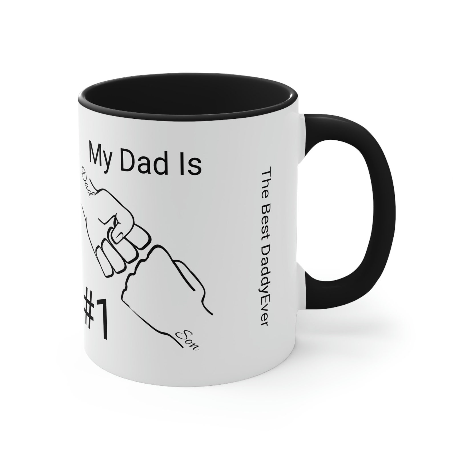 Father's Day Best Daddy Mug 1 Dad - Etsy