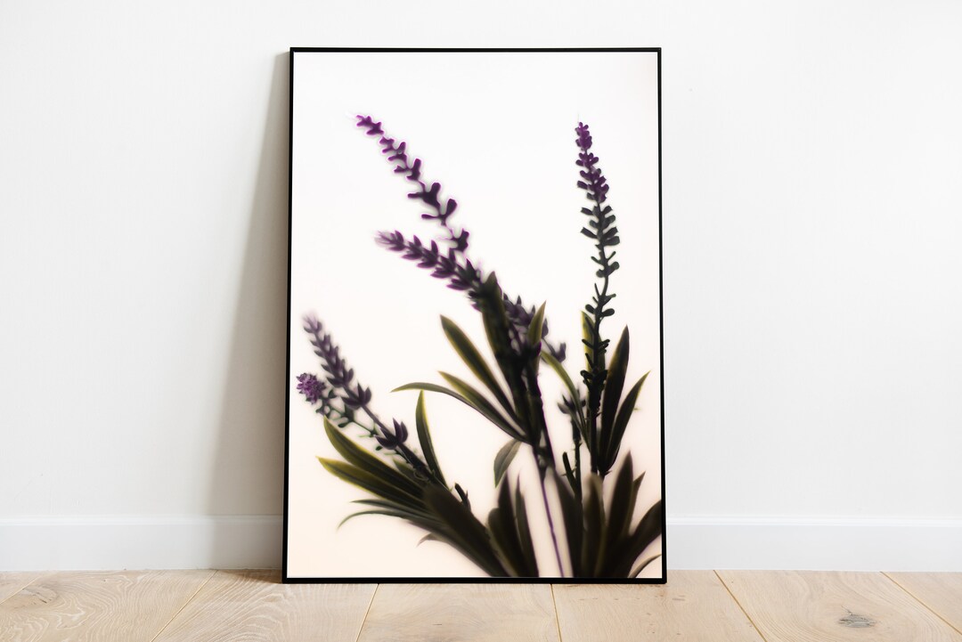 Lavender Flower Print, Floral Art, Flower Poster, Lavender Flower Photo ...