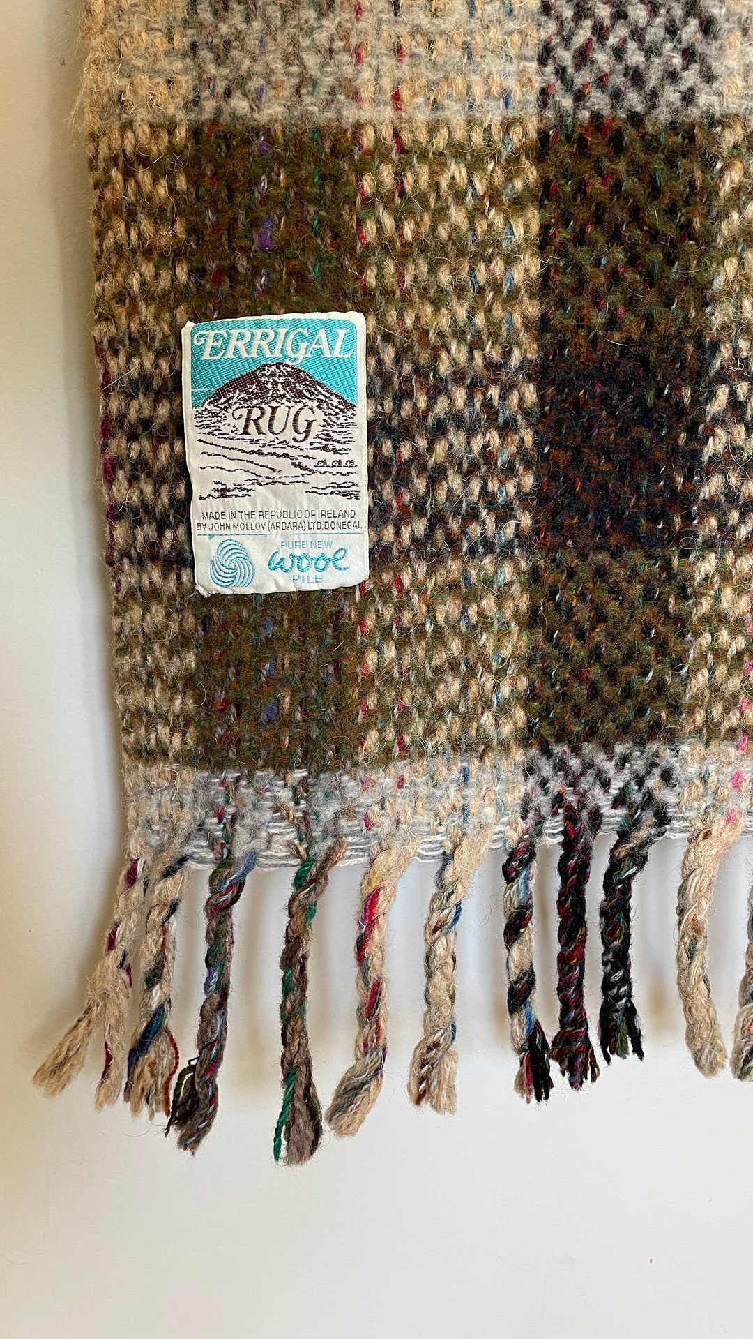 John Molloy Irish Wool Rug & Throw - Cozy, Elegant Design - Etsy