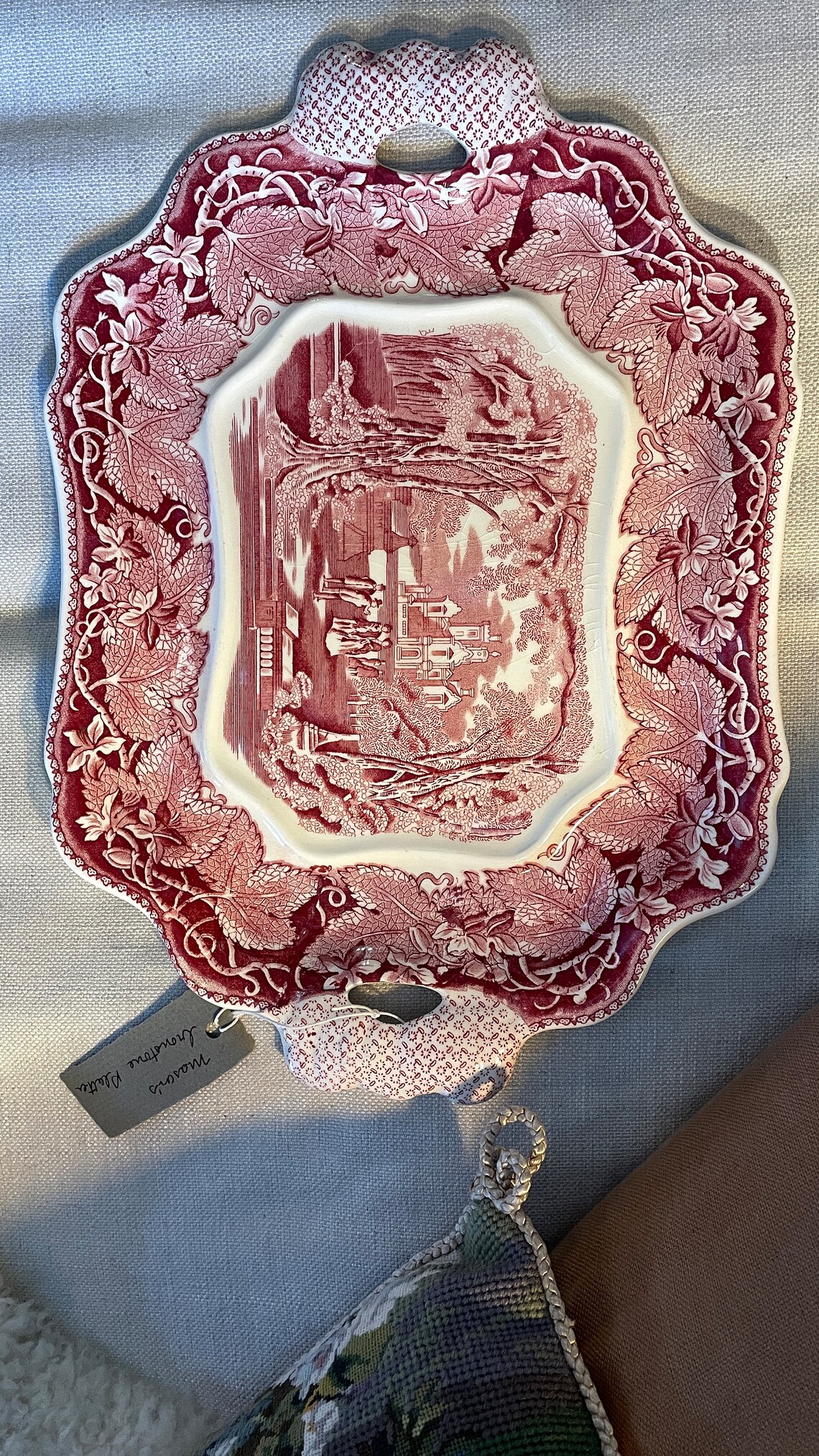 Turkey Platter - Masons Ironstone Centerpiece - Classic Vintage Pattern ...