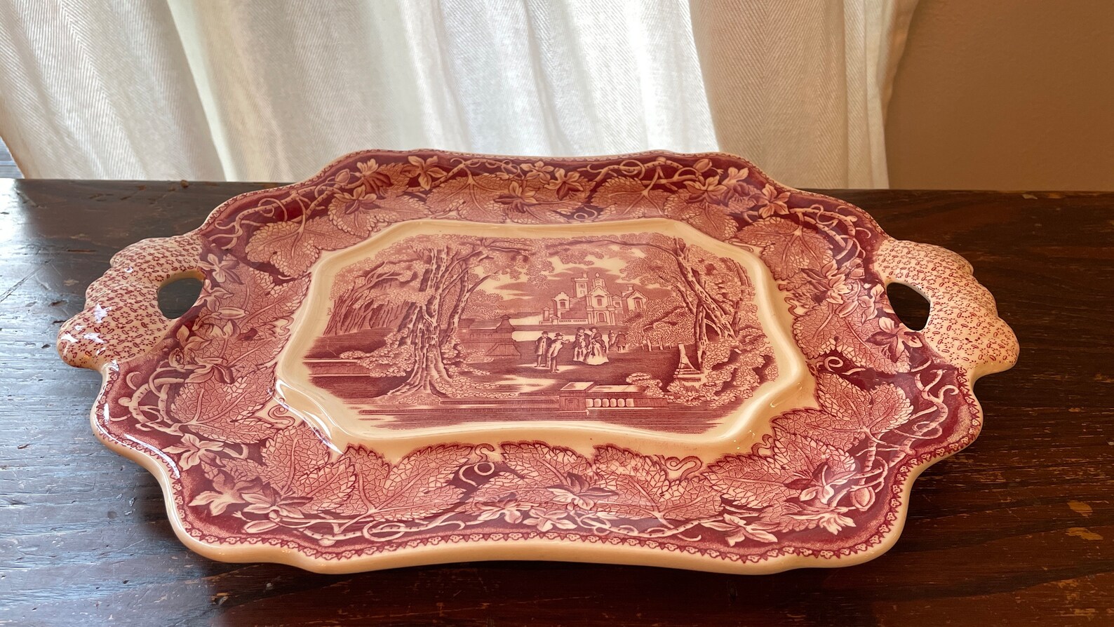 Turkey Platter - Masons Ironstone Centerpiece - Classic Vintage Pattern ...