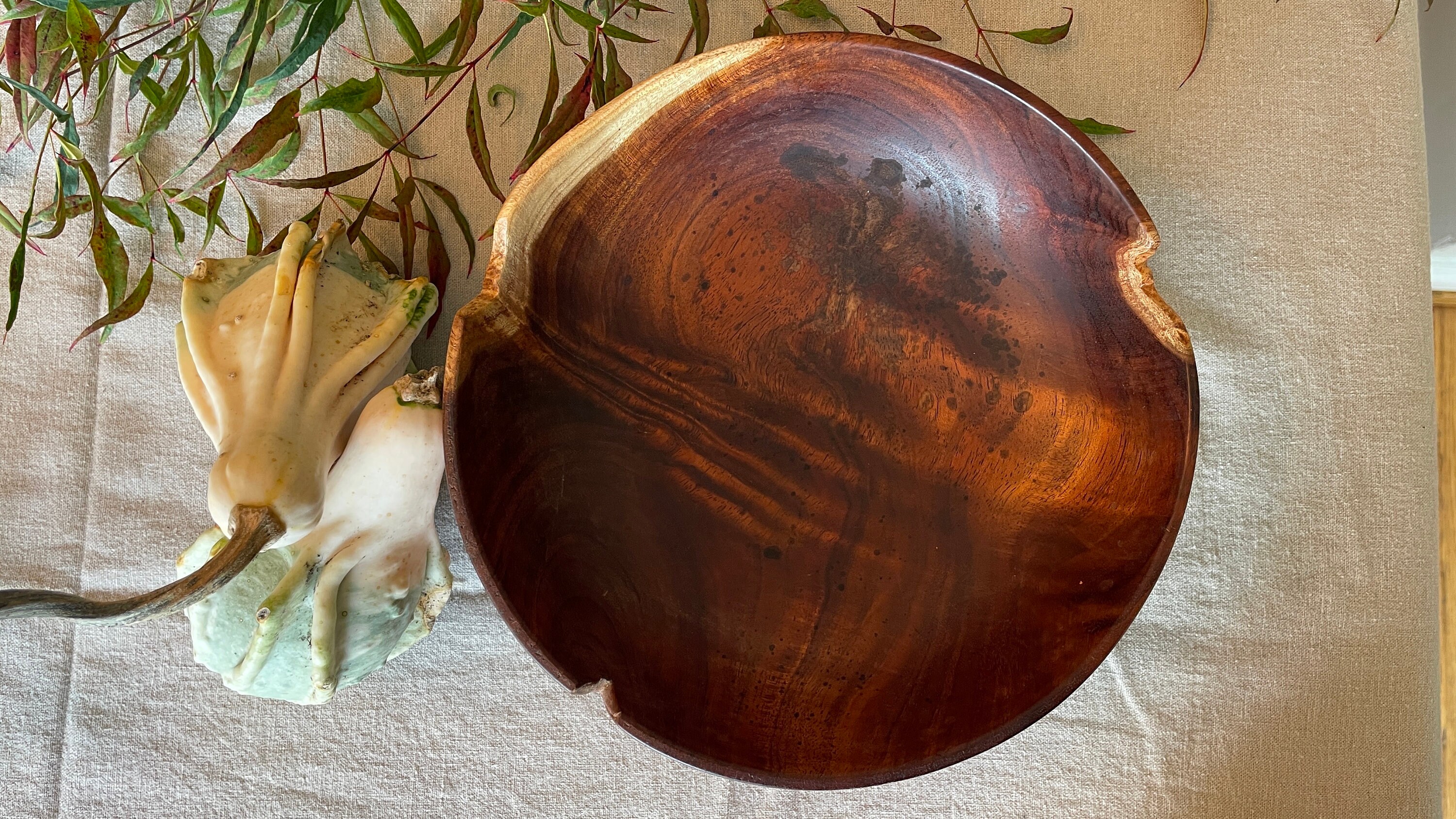 Blackwood Root Turned Bowl Artist Signed - Etsy