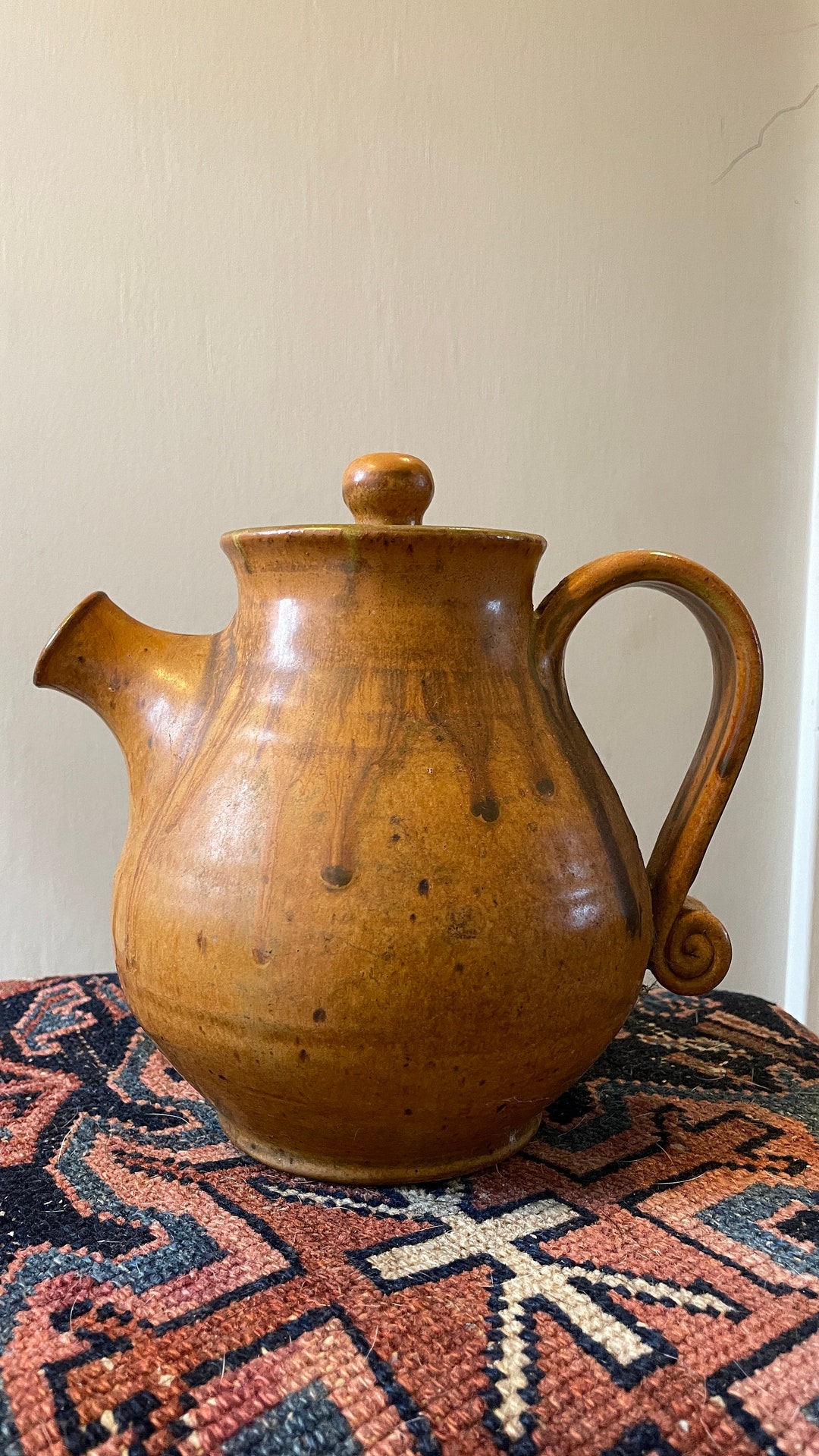Handcrafted Parsley Pottery Teapot & Mugs Set – Urban Appalachian ...
