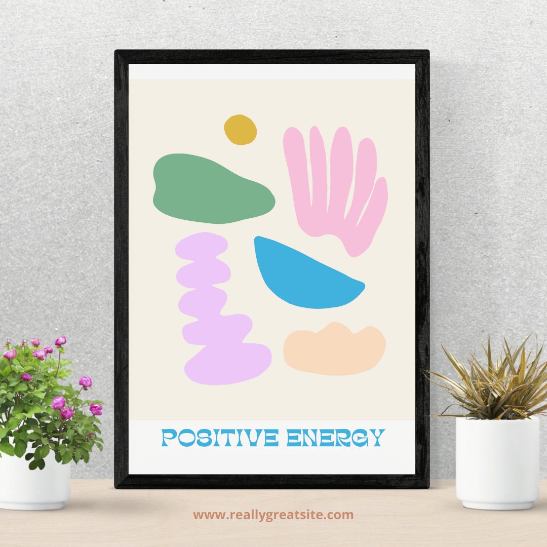 Positive Energy Art Print (three Sizes) - Etsy