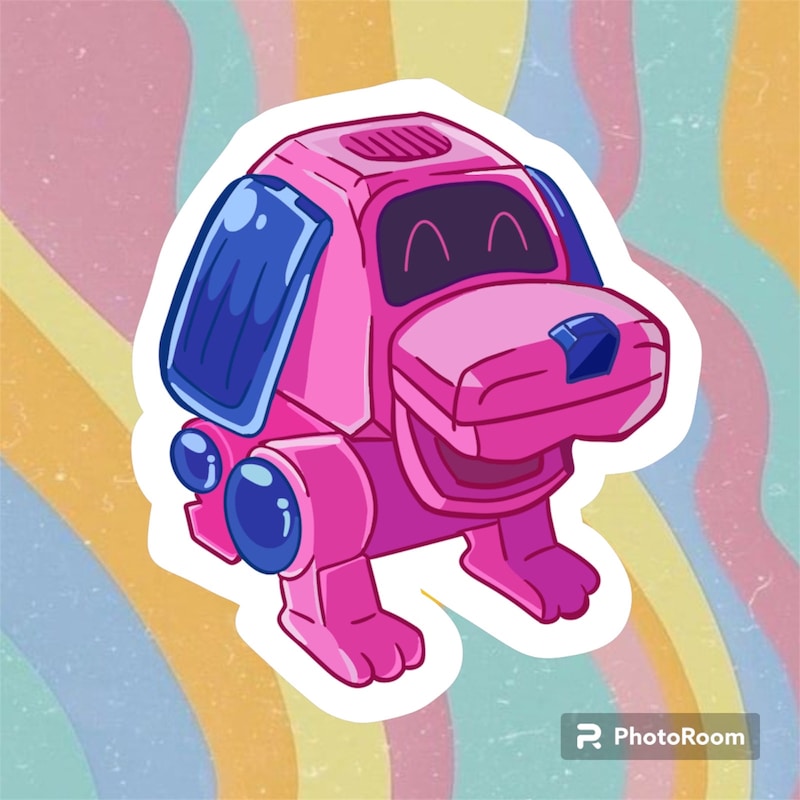 Robot Dog Toy 1990s - Etsy