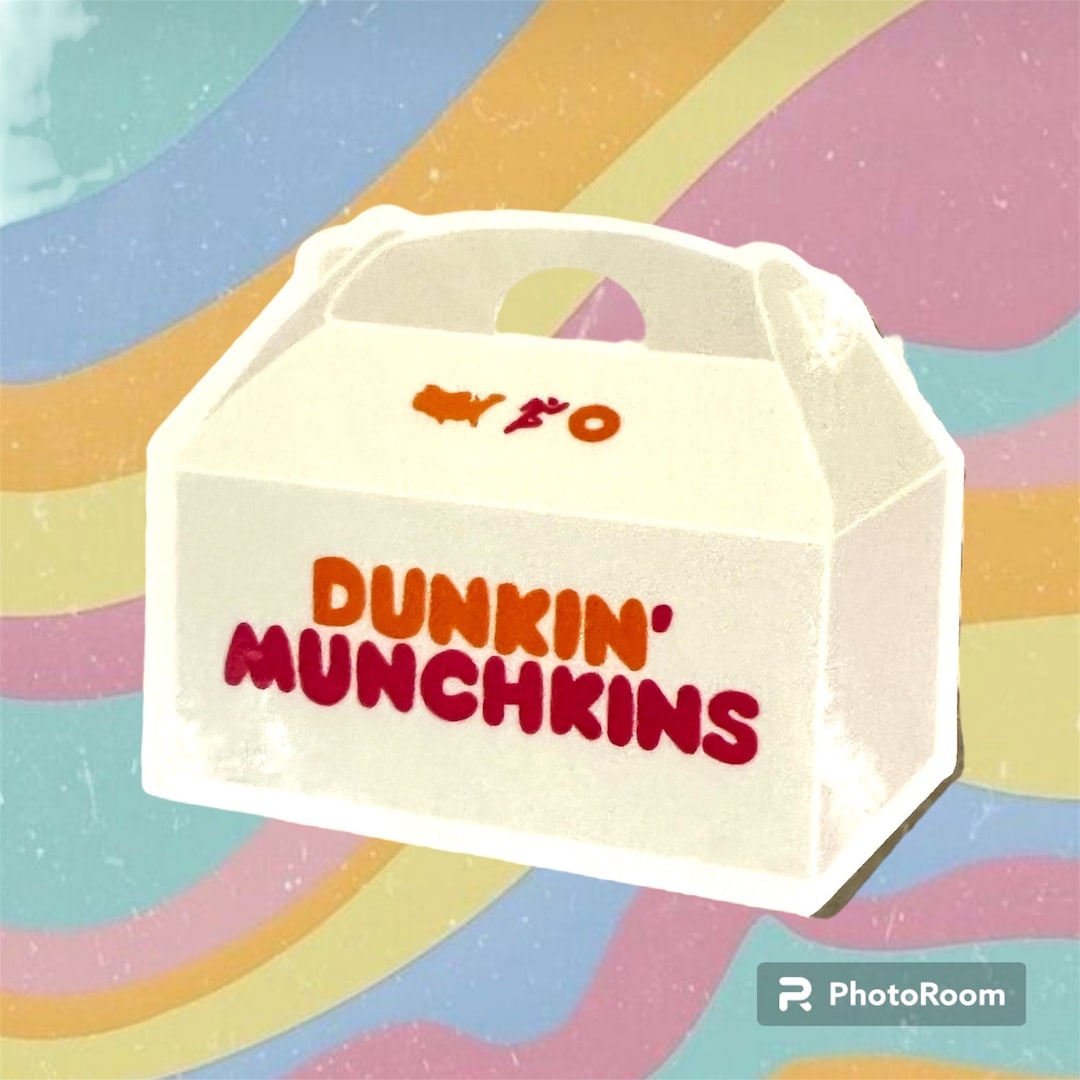 Dunkin Munchkin Sticker - Etsy