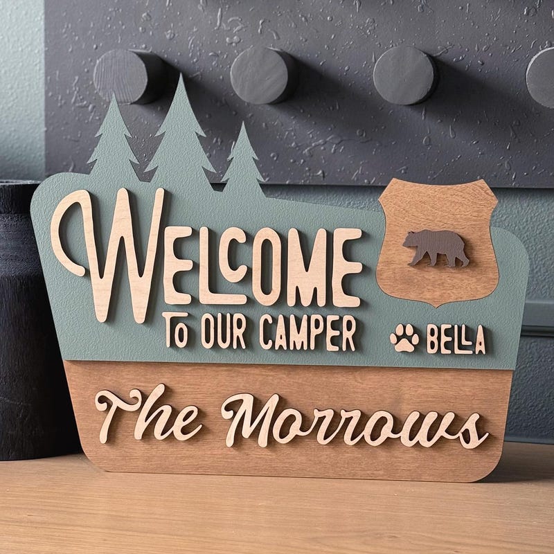 Camper Sign - Etsy