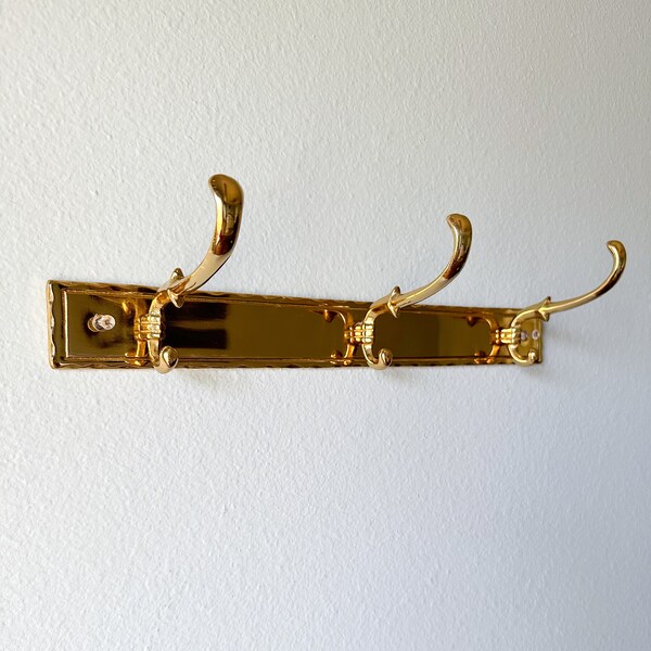 Brass Coat Rack - Etsy