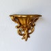 Vintage Matte Gold Wall Planter - Etsy