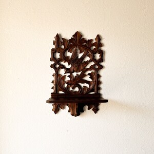 Antique Eastlake Tramp Art Black Forest Eagle Folding Wall Shelf - Etsy
