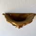 Vintage Matte Gold Wall Planter - Etsy