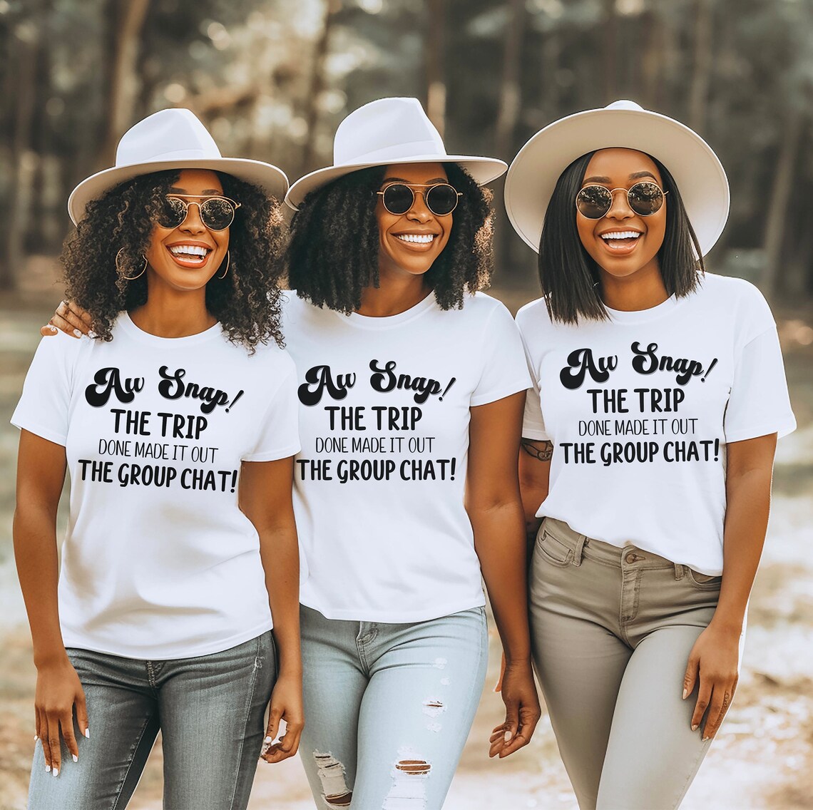 Made It Out the Group Chat Shirt, Girls Trip Shirt, Group Trip Shirt ...