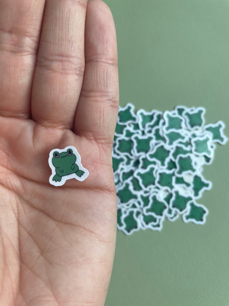 Mini Frog Stickers Tiny Waterproof Waterbottle Stickers Cute - Etsy