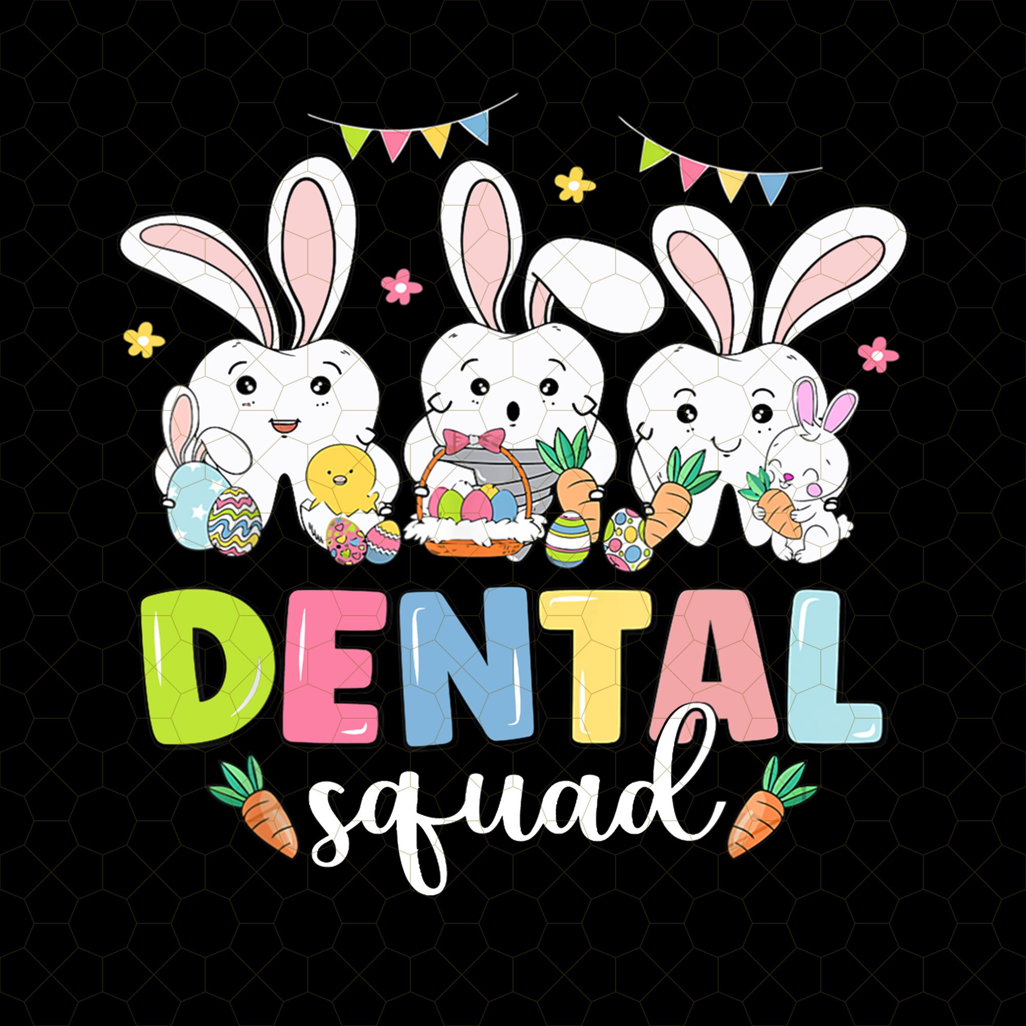 Funny Easter Day Dental Tooth Dental Dentist Png, Easter Dentist Png ...