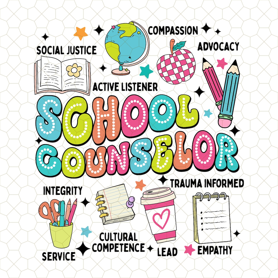 School Counselor Png, Counselor Png, Back to School, School Counseling ...