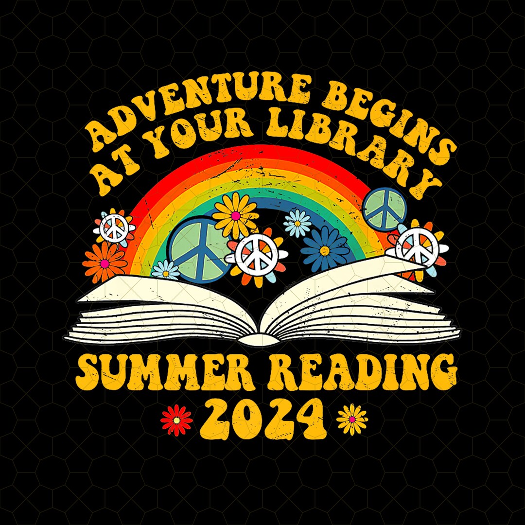 Adventure Begins at Your Library Summer Reading 2024 Rainbow Png ...