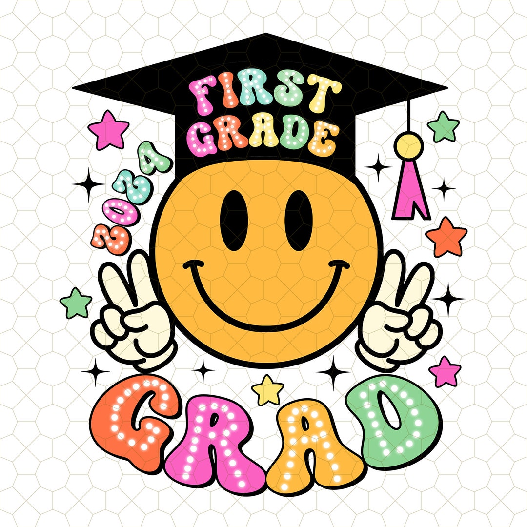 2024 First Grade Graduation Png, Class of 2024 Png, 1st Grade Png, 1st ...