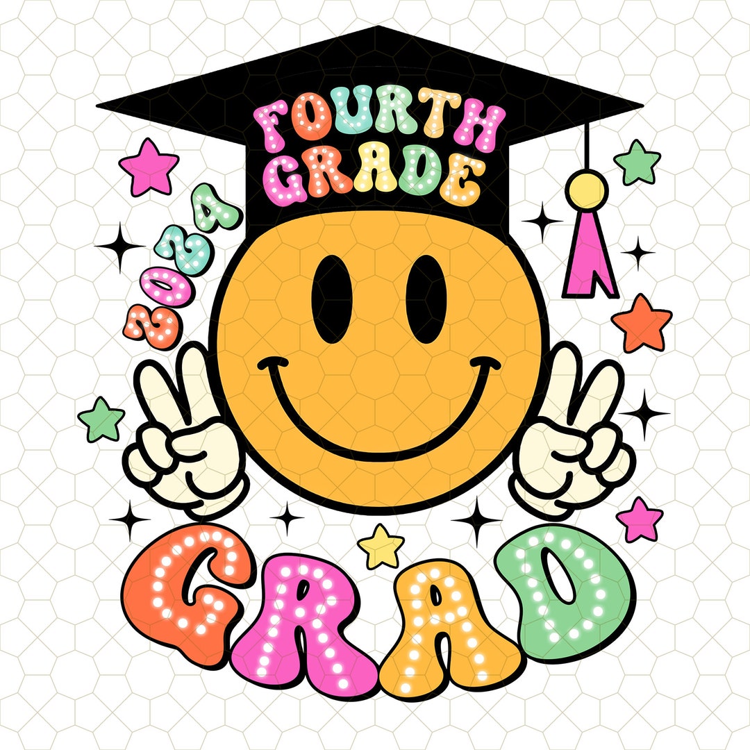 Fourth Grade 2024 Graduation Png, , Class of 2024 Png, 4th Grade Png ...