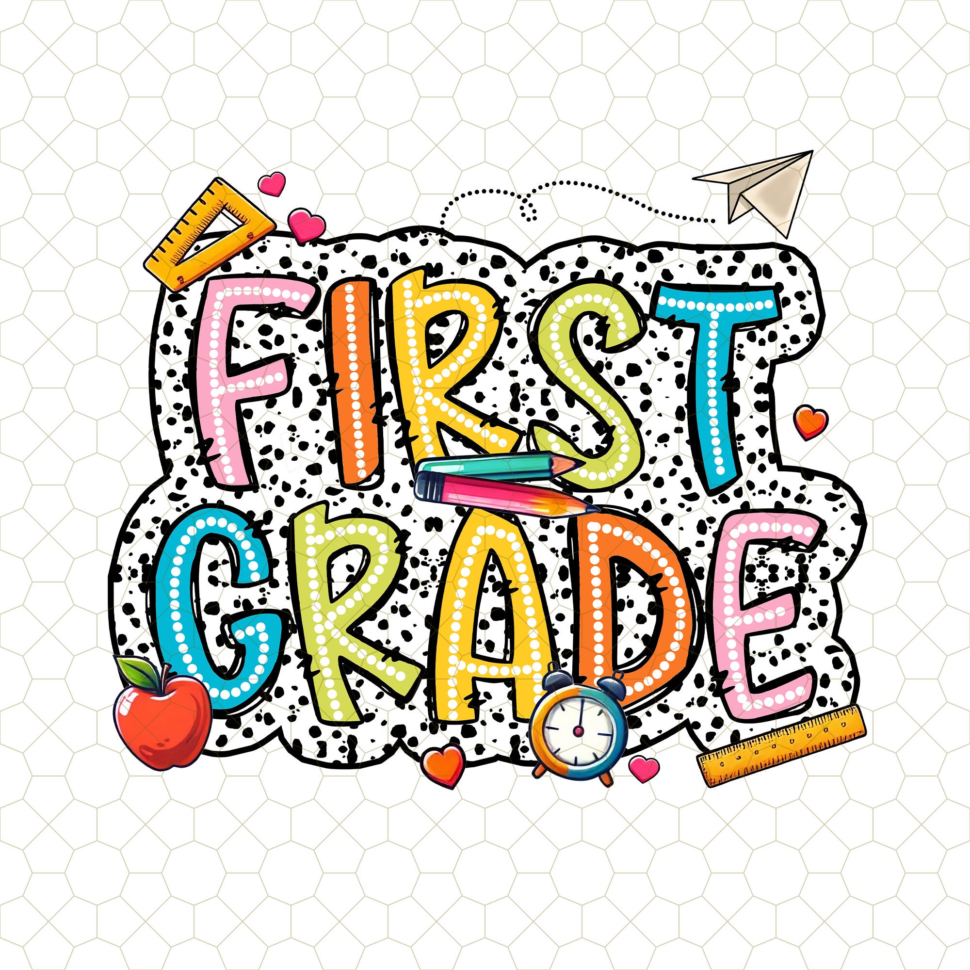 Dalmatian Dot 1st Grade Png, 1st Grade Teacher Png, 1st Grade Squad ...