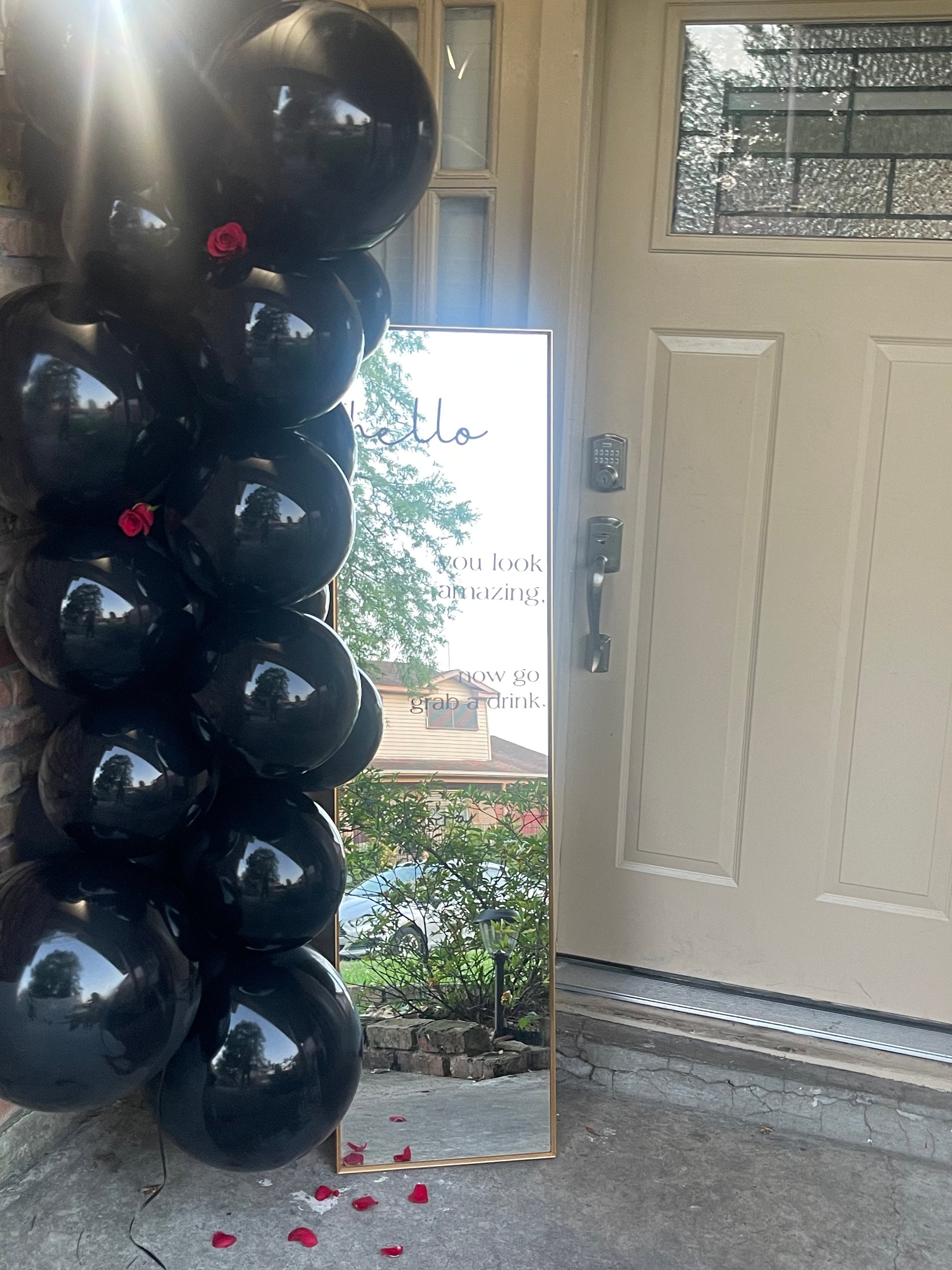 Custom Mirror Decal - Etsy