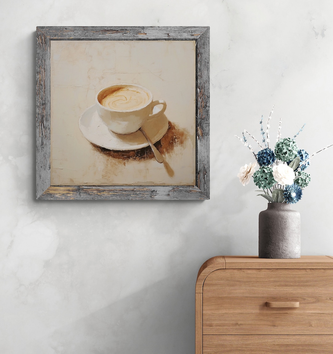 Coffee Art Print Kitchen Art Cafe Art Cafe Decor Latte - Etsy