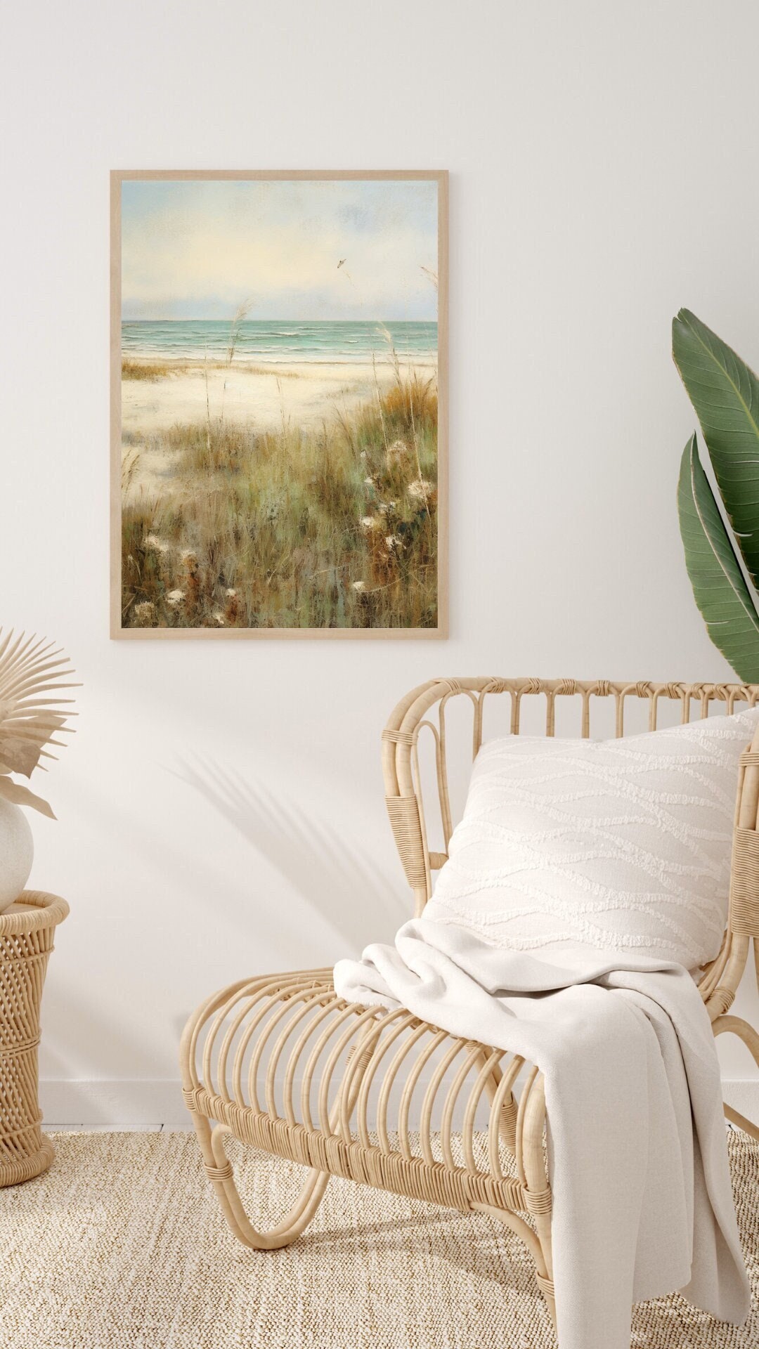 Beachfront Art Print, Spring Wall Art, Springtime - Etsy