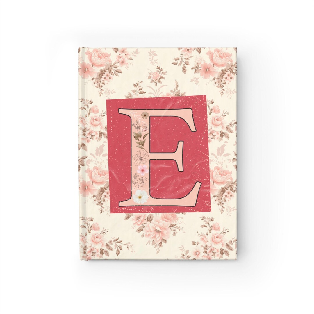 Initial Journal, Letter E, Notebook, Stationary, Spring, Friendship ...